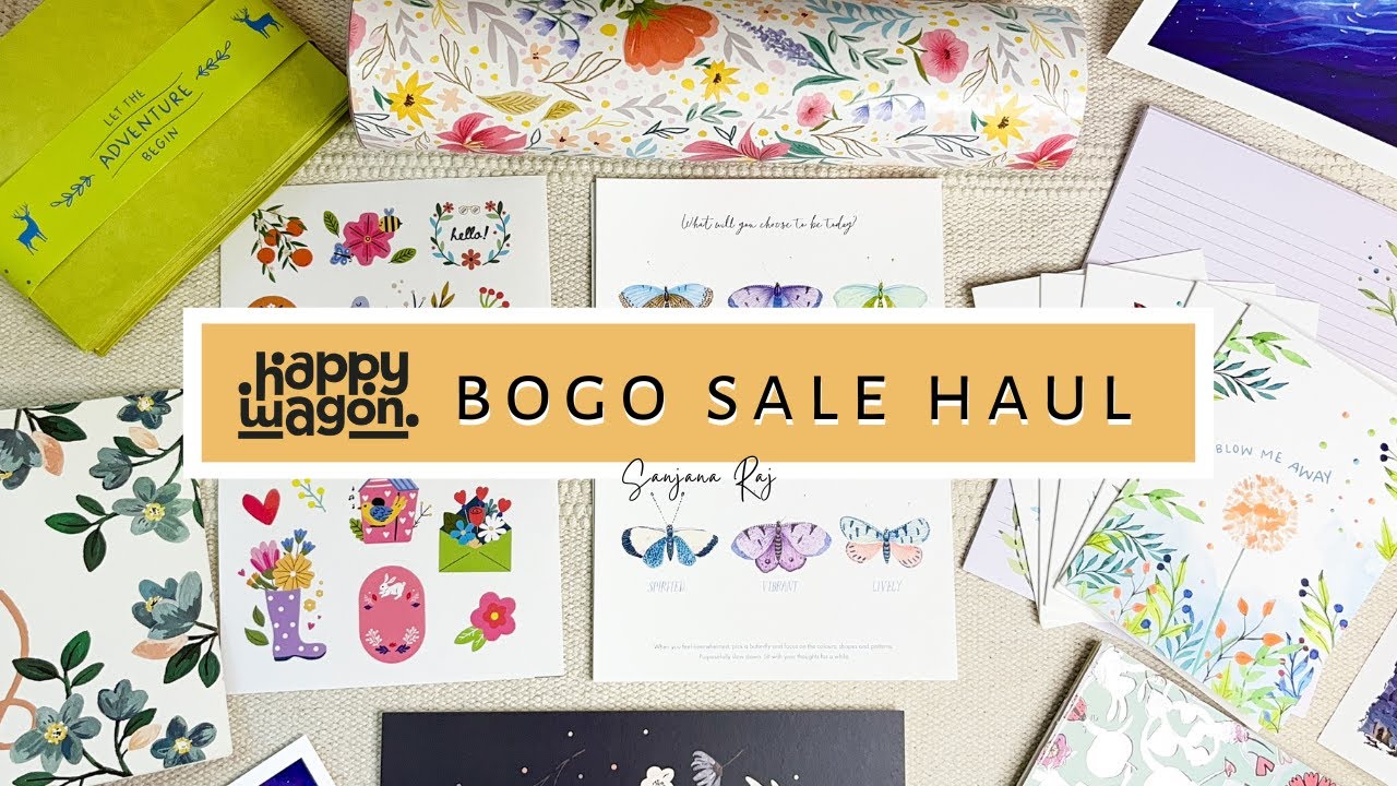 Happy Wagon BOGO Haul | Art Prints, Sticker Books, Letter Set, Letter ...