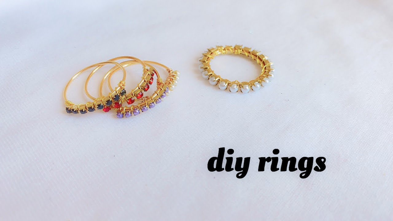 How To Make Finger Rings/Making Simple and Beautiful Stackable Rings ...