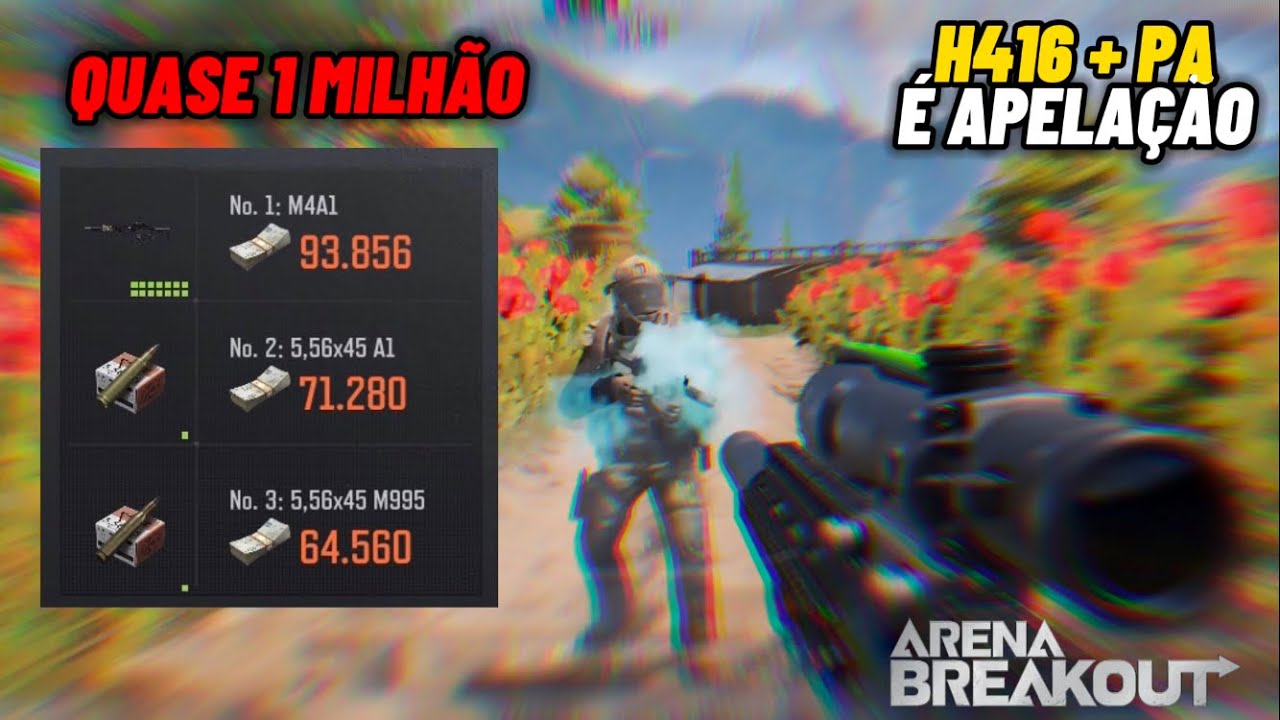 ESSA BUILD DA H416 É APELAÇÃO (PARTIDA INSANA EM 2K - 60 FPS) ARENA ...