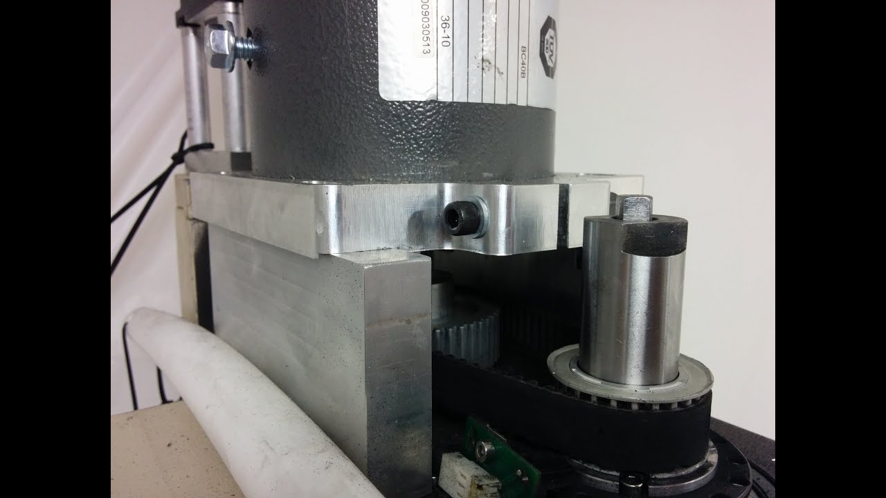 CNC-G0704 #16 Belt Drive Conversion pt4 (Motor Mounts) - YouTube