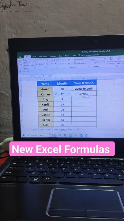 Ms Excel New Formula #video #sort #viral #shanti_computer - YouTube