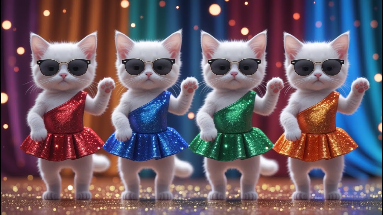 APT Song Meow Version 2025 🎧🐱 | K-Pop Cats Dance Show - YouTube
