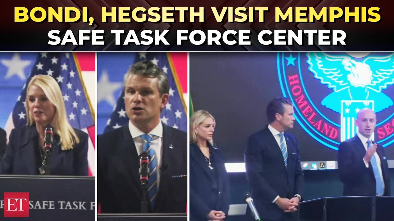 'If you touch a law enforcement officer...': Bondi, Hegseth at Memphis ...