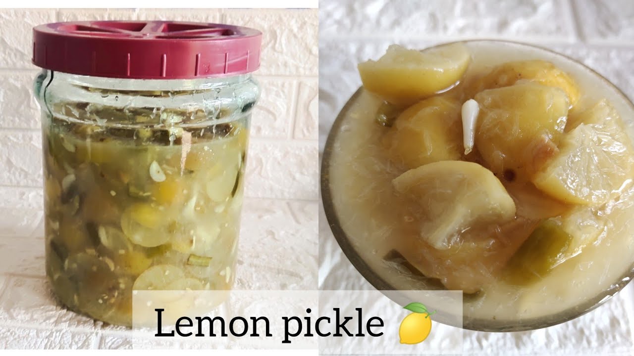 Instant Lemon Pickle/Homemade lemon pickle/lemon Pickle in traditional ...