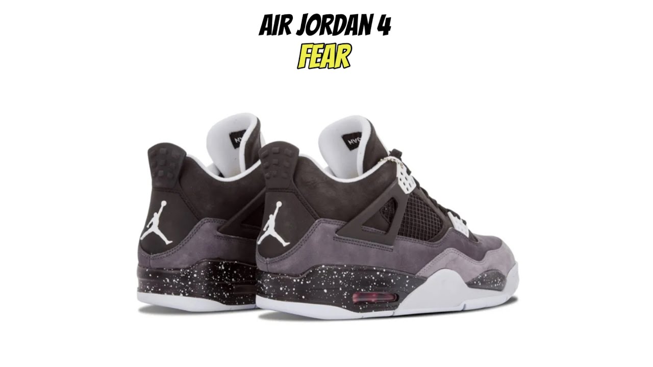 Air Jordan 4 Fear - YouTube