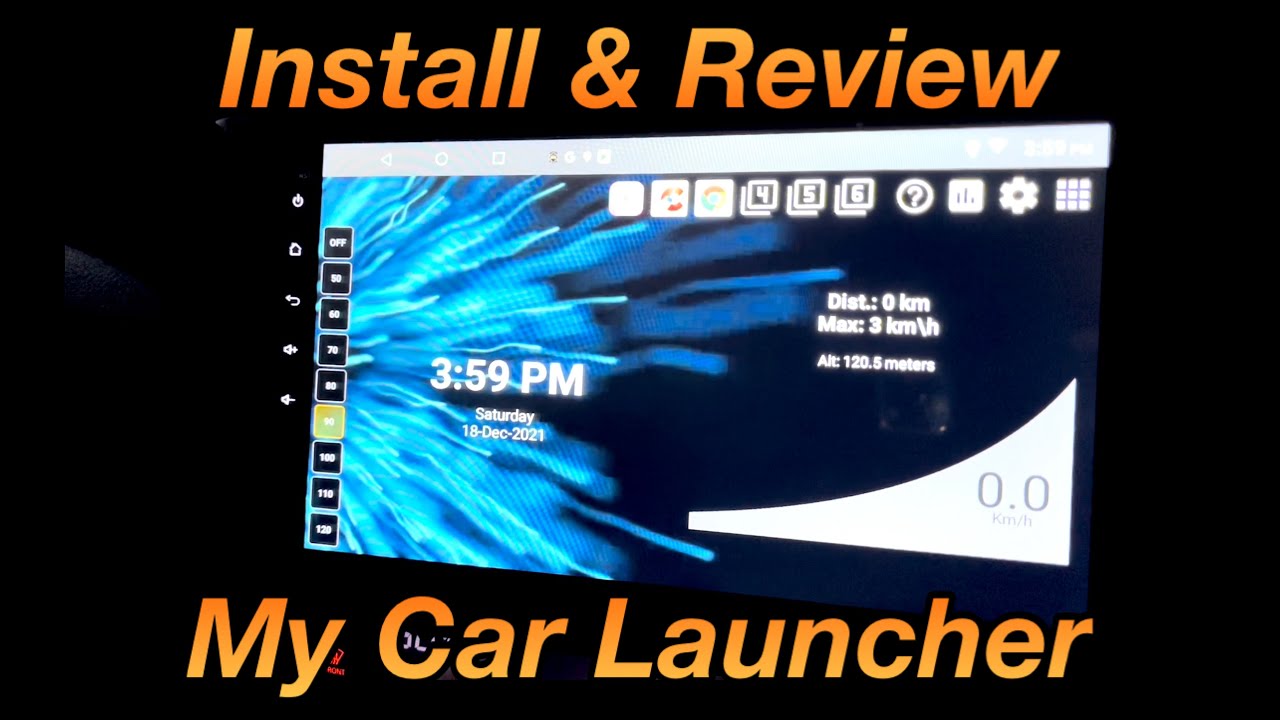 Install and Review My Car Launcher for Android Head Unit (Free) - YouTube