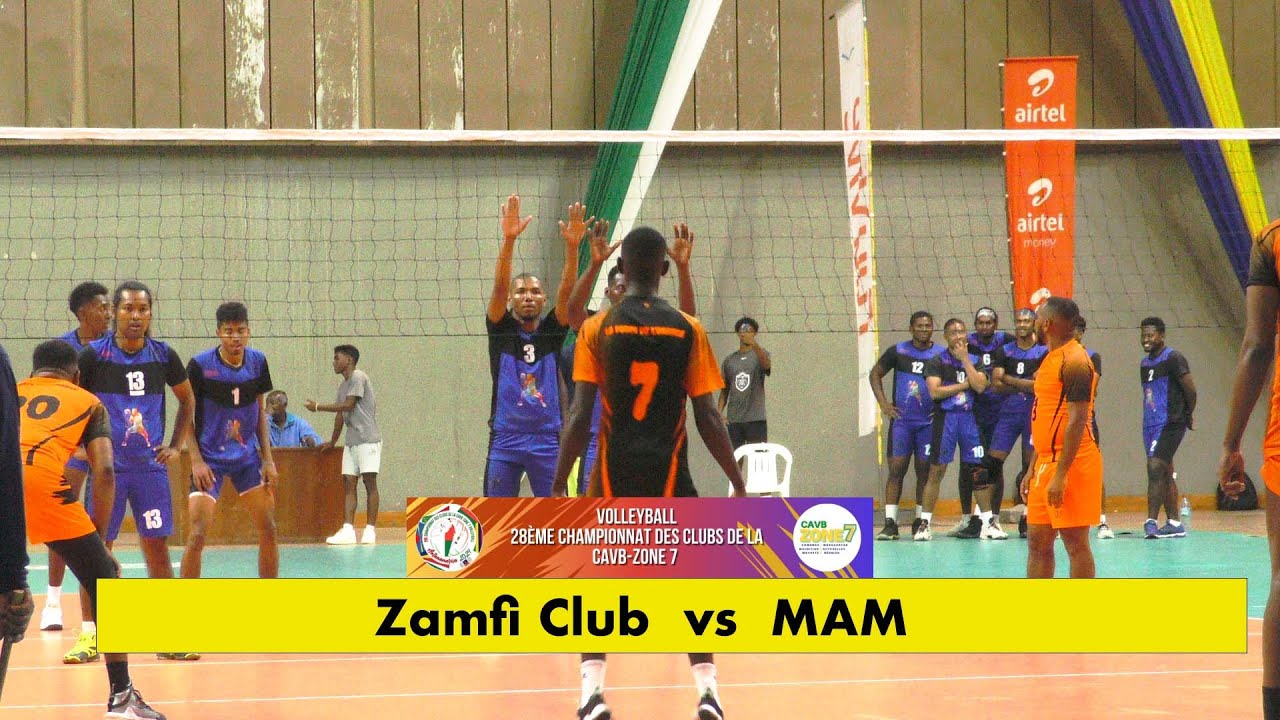 volleyball homme - Zamfi ( Mayotte ) vs MAM( Madagascar) - YouTube