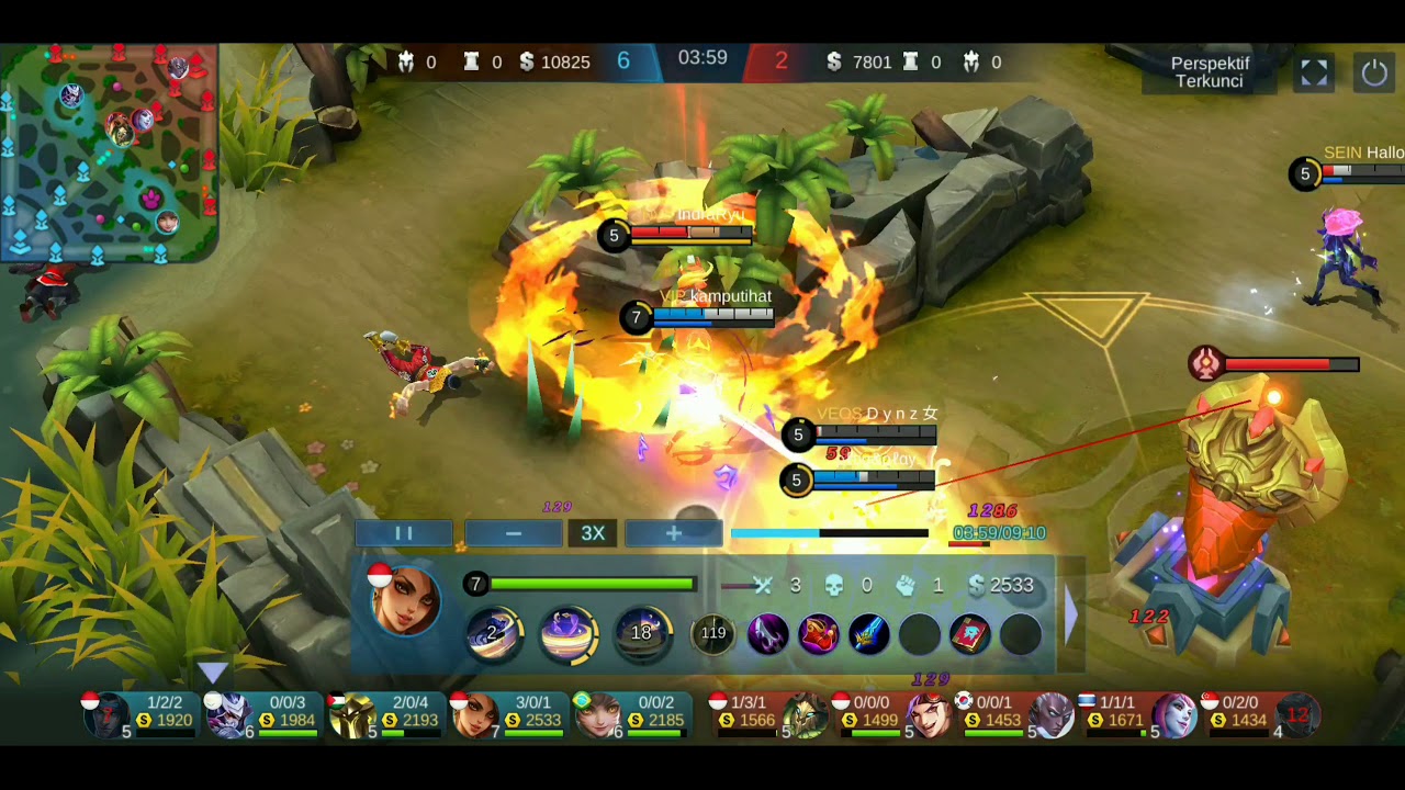 SAVAGE!!!! BUILD BARU ESMERALDA,TOP GLOBAL ESME COMEBACK !!!!!! MENIT 4 ...