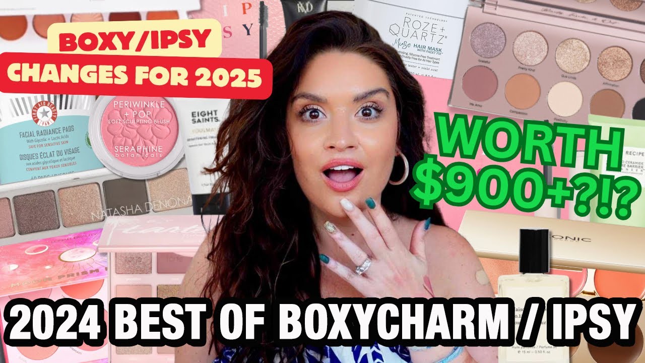 Best of Boxycharm / Ipsy for 2024 AND BIG Announcement on 2025 CHANGES ...