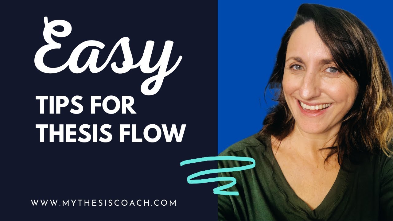 How to achieve more flow in your thesis writing - YouTube