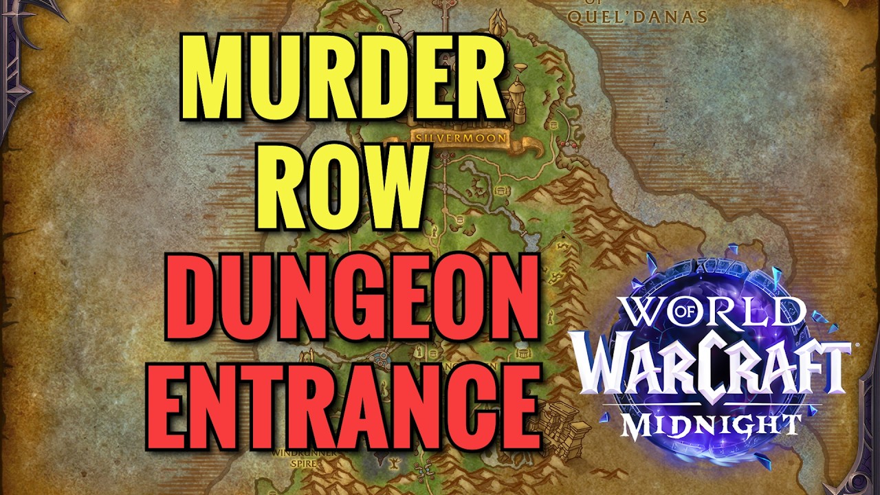 Murder Row Dungeon Entrance Location (WoW Midnight) - YouTube