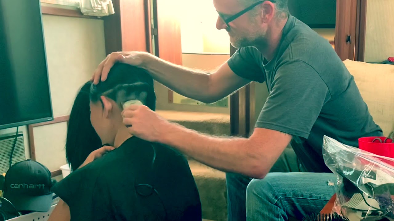 Boat Life - Undercut and Ponytail Haircut - YouTube