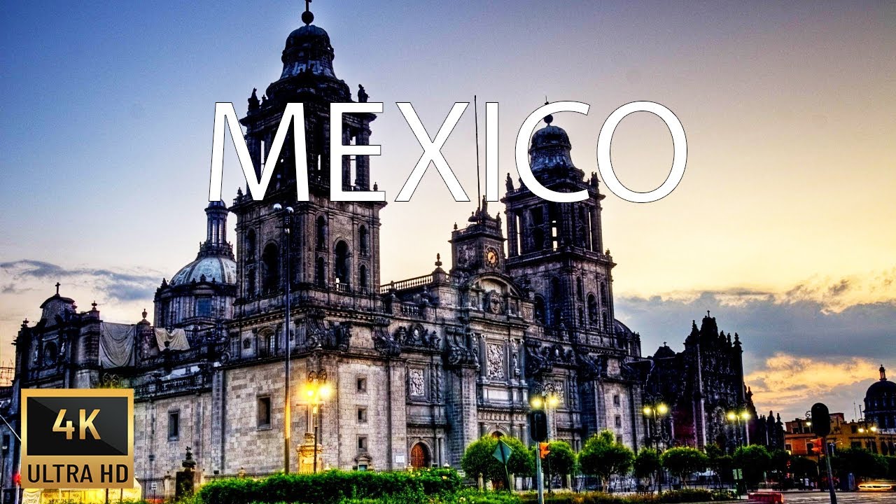 FLYING OVER MEXICO (4K UHD) - Amazing Beautiful Nature Scenery with ...