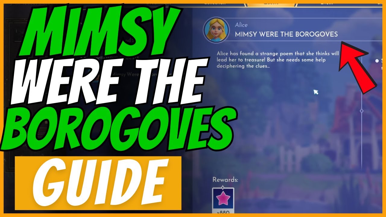 Mimsy Were the Borogoves Quest Guide | Disney Dreamlight Valley - YouTube