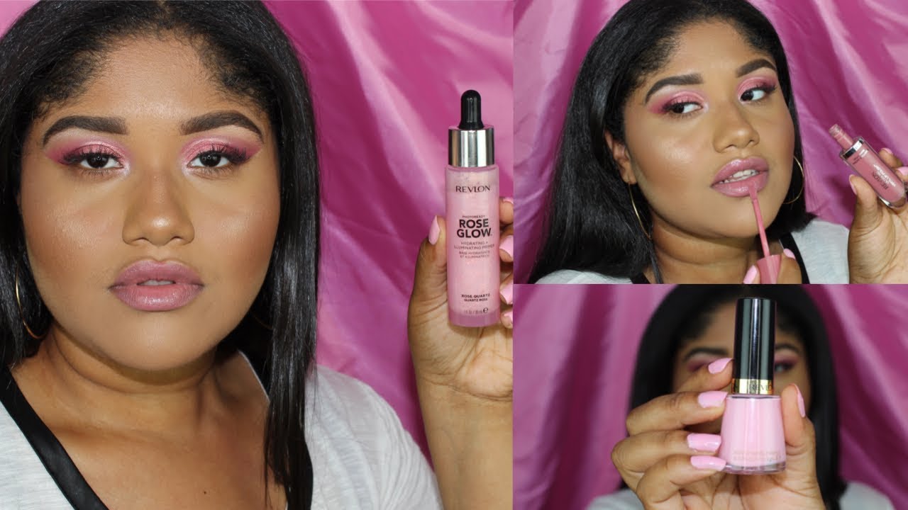 REVLON ROSE GLOW TRY ON & REVIEW|INFLUENSTER UNBOXING - YouTube