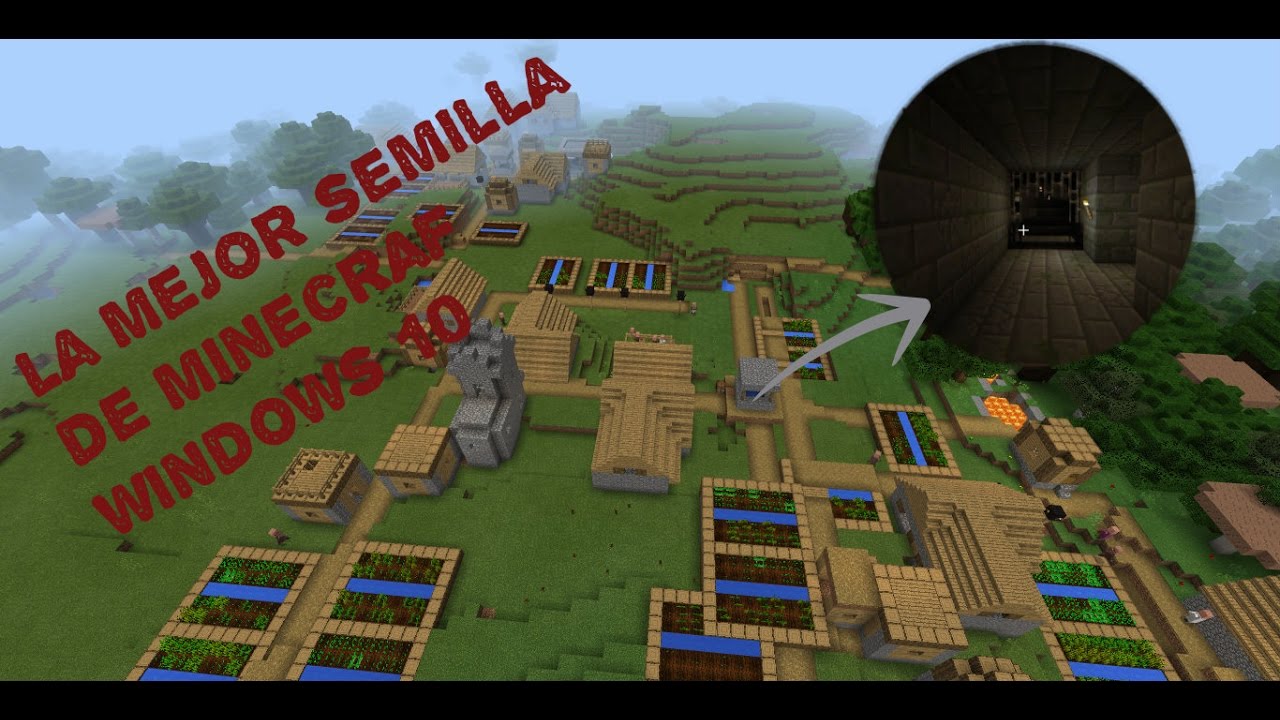 minecraft windows 10 beta- la mejor semilla de todas - YouTube