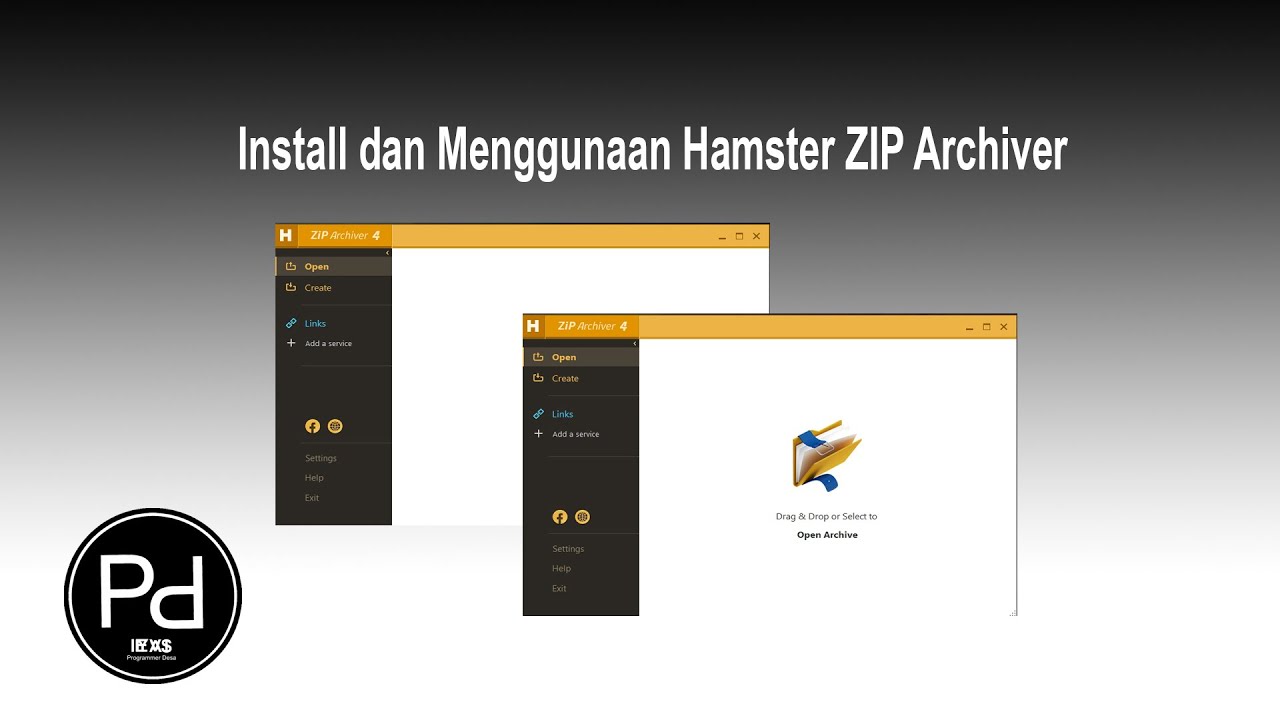 Install dan Menggunakan Hamster ZIP Archiver - YouTube