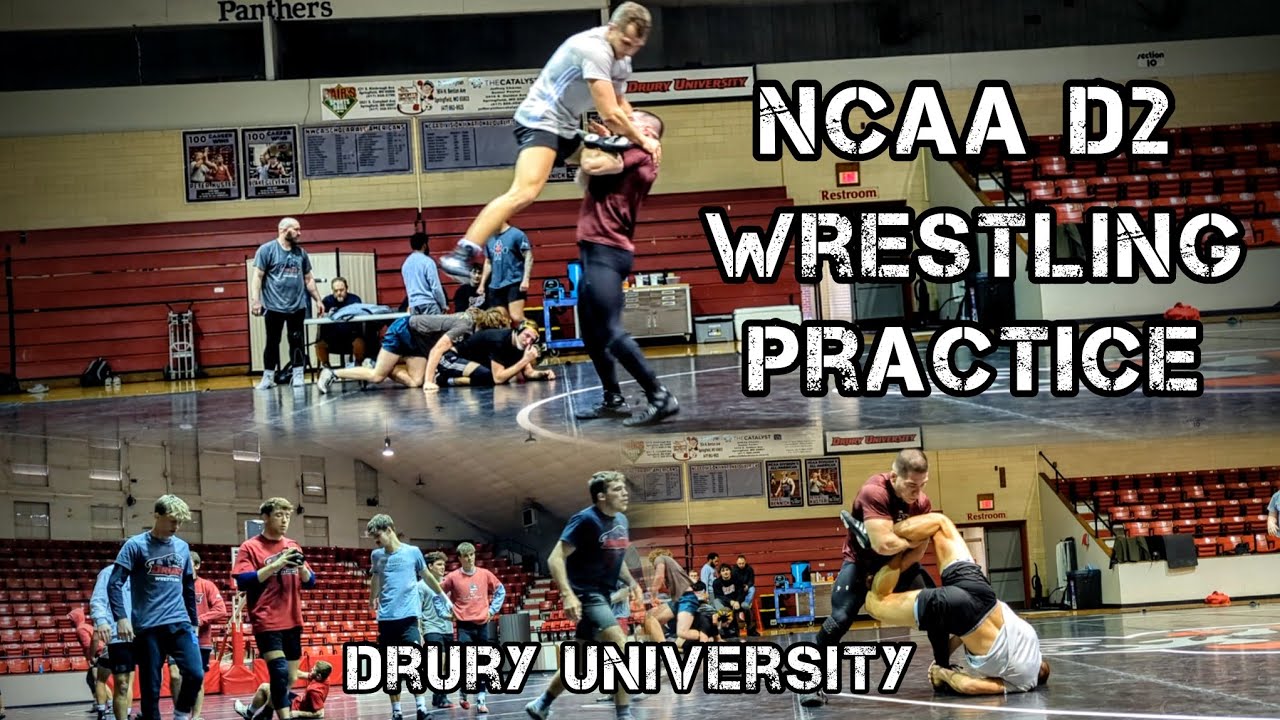 NCAA D2 College Wrestling Practice (Drury University) - YouTube