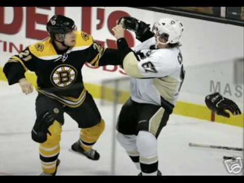 Hockey fights from Sidney crosby and eric godard - YouTube