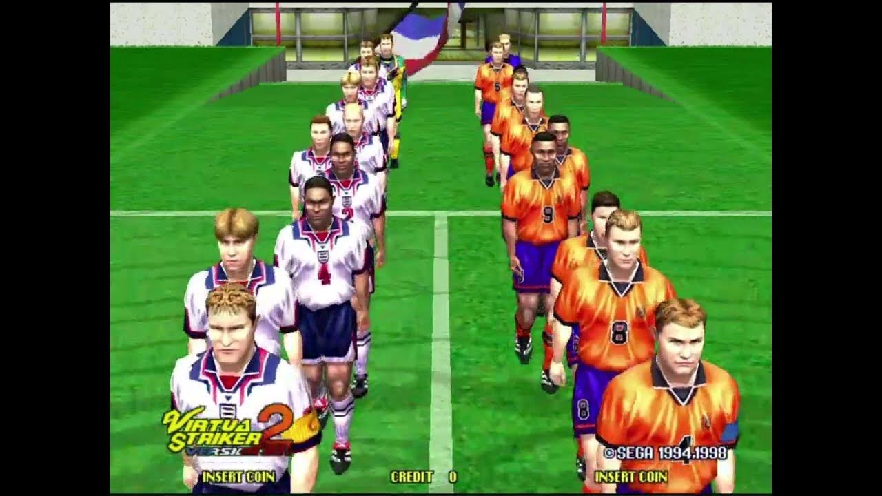 VIRTUA STRIKER 2 VERSION 99.1 SEGA - 199 arcade retrogame longplay . complete game 1 credit ...