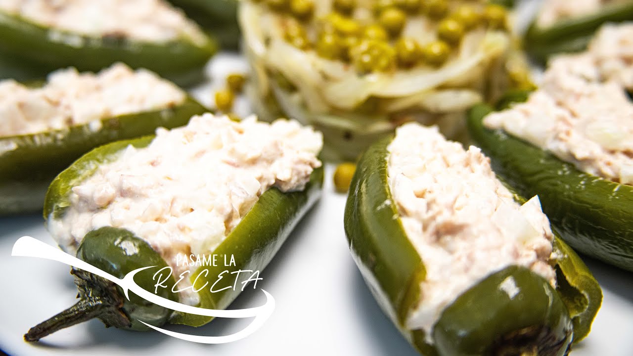 Chiles Rellenos de atún | Receta con atún - YouTube