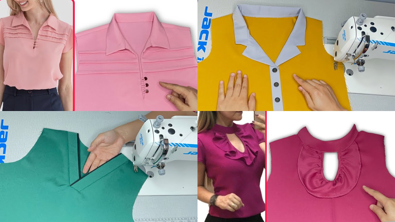 [4] tips to sew Neck Design to level up your skill. Sewing Tips And ...