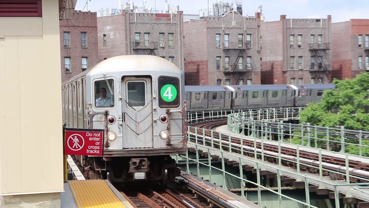 R62A (4) Train at Saratoga Avenue - YouTube