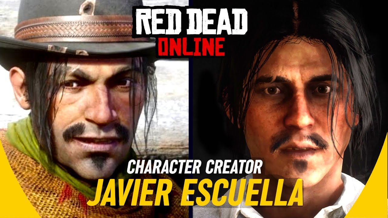 JAVIER ESCUELLA: Character Creator (RDR2) - YouTube