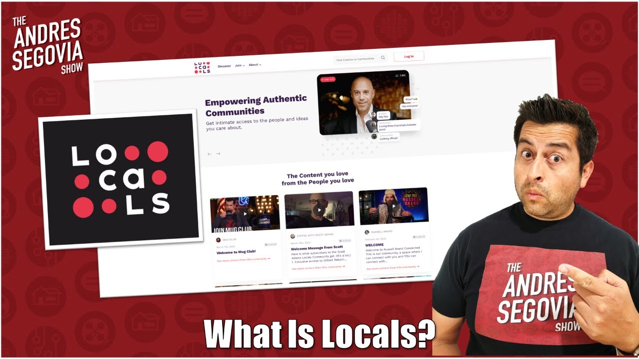 Walkthrough Of Locals.com & My Community! - YouTube