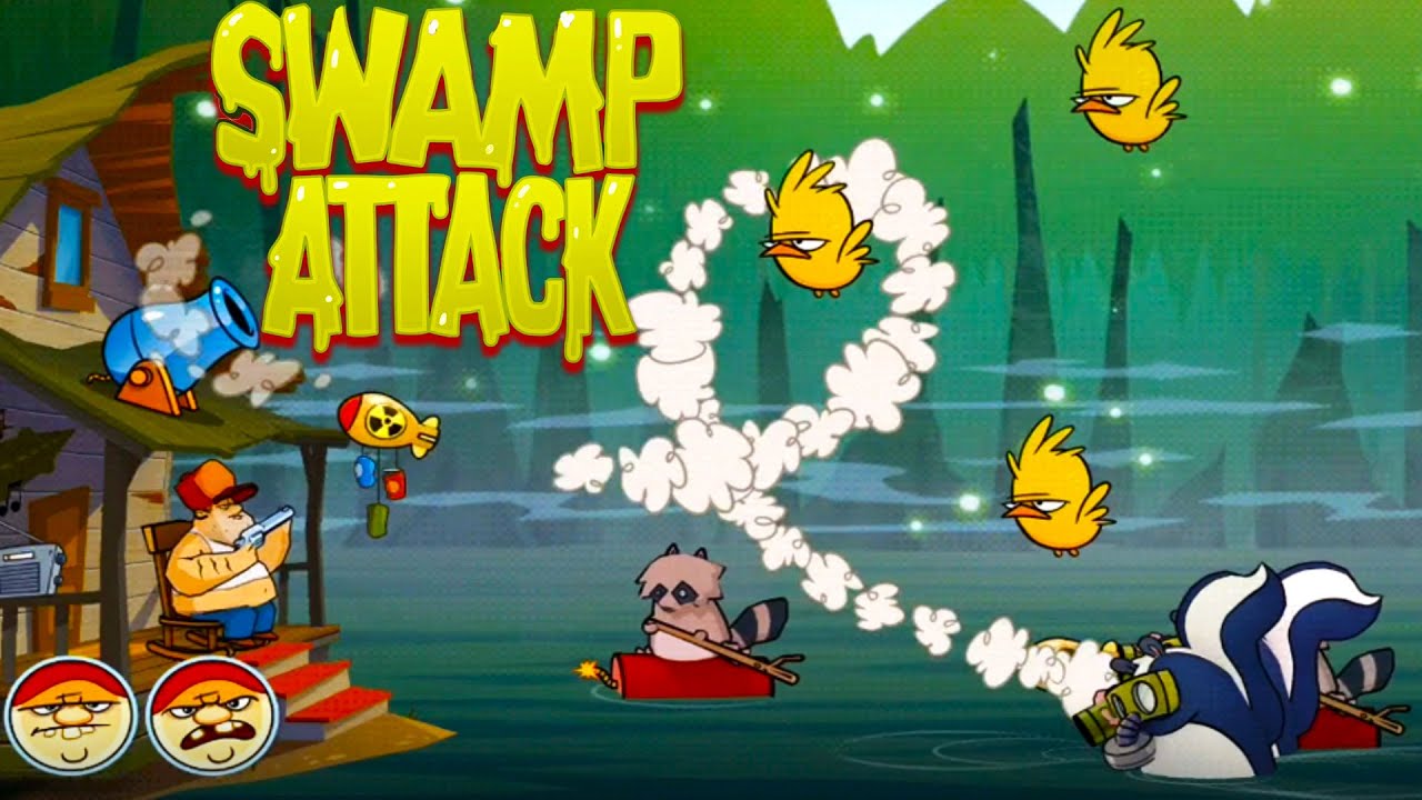 БОЛОТО АТАКУЕТ.SWAMP ATTACK.НУБ ПРОТИВ ПРО.Как играть Свамп Атак.Первый ...