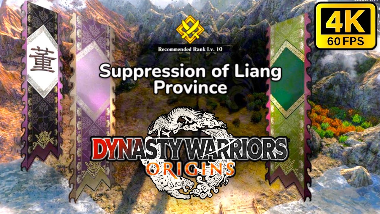 SUPPRESSION of LIANG PROVINCE BATTLE - Dynasty Warriors: Origins ...