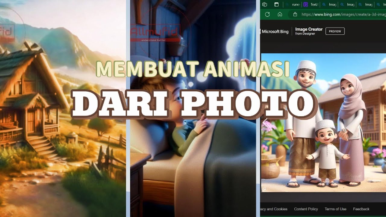 Membuat Animasi Dari Photo "Keren dan Kamu Banget" - YouTube