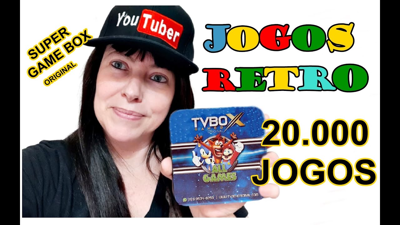 super game box original com 20 mil jogos,jogos retro - YouTube