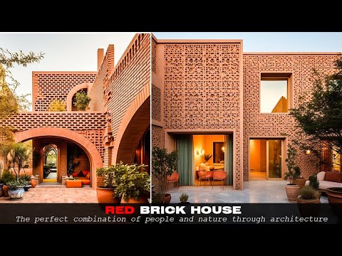Red brick house | Another story of an Iranian house in today's world ...
