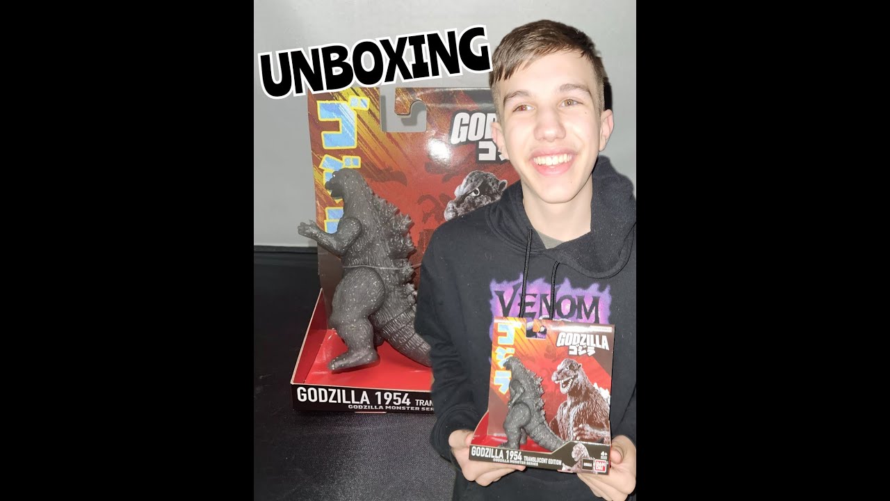 TRANSLUCENT GODZILLA 1954 BANDAI FIGURE EXCLUSIVE UNBOXING X REVIEW ...