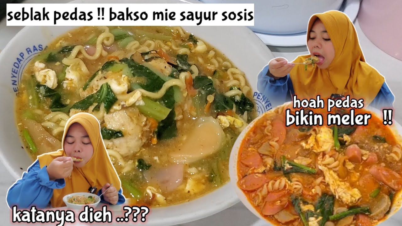 Bikin meler ⁉️ Seblak pedas Bikinan Sendiri - YouTube