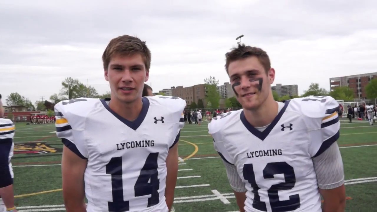 Lycoming Football Video - QB Collin Wright and WR Nick Costello ...