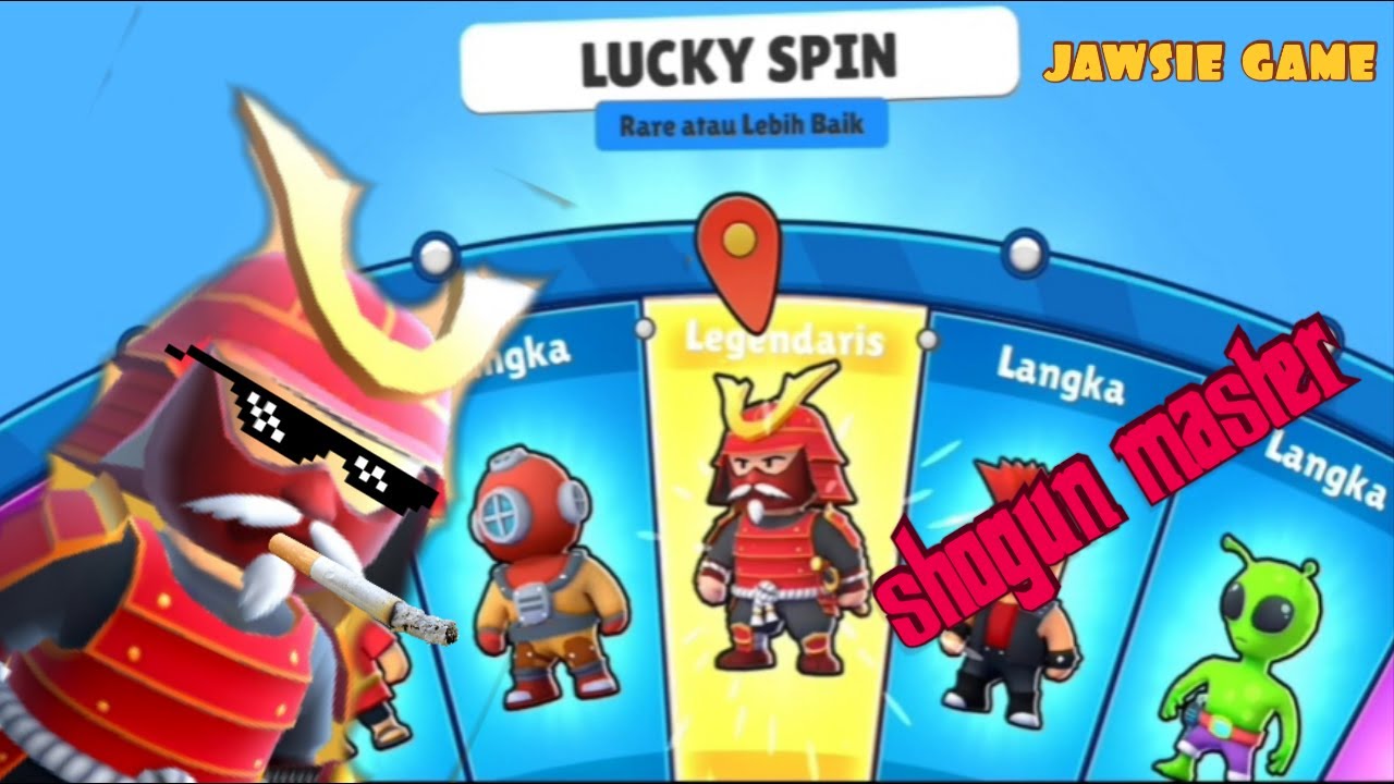 Hoki!!! Lucky spin dapat skin legendaris shogun master #stumbleguys ...