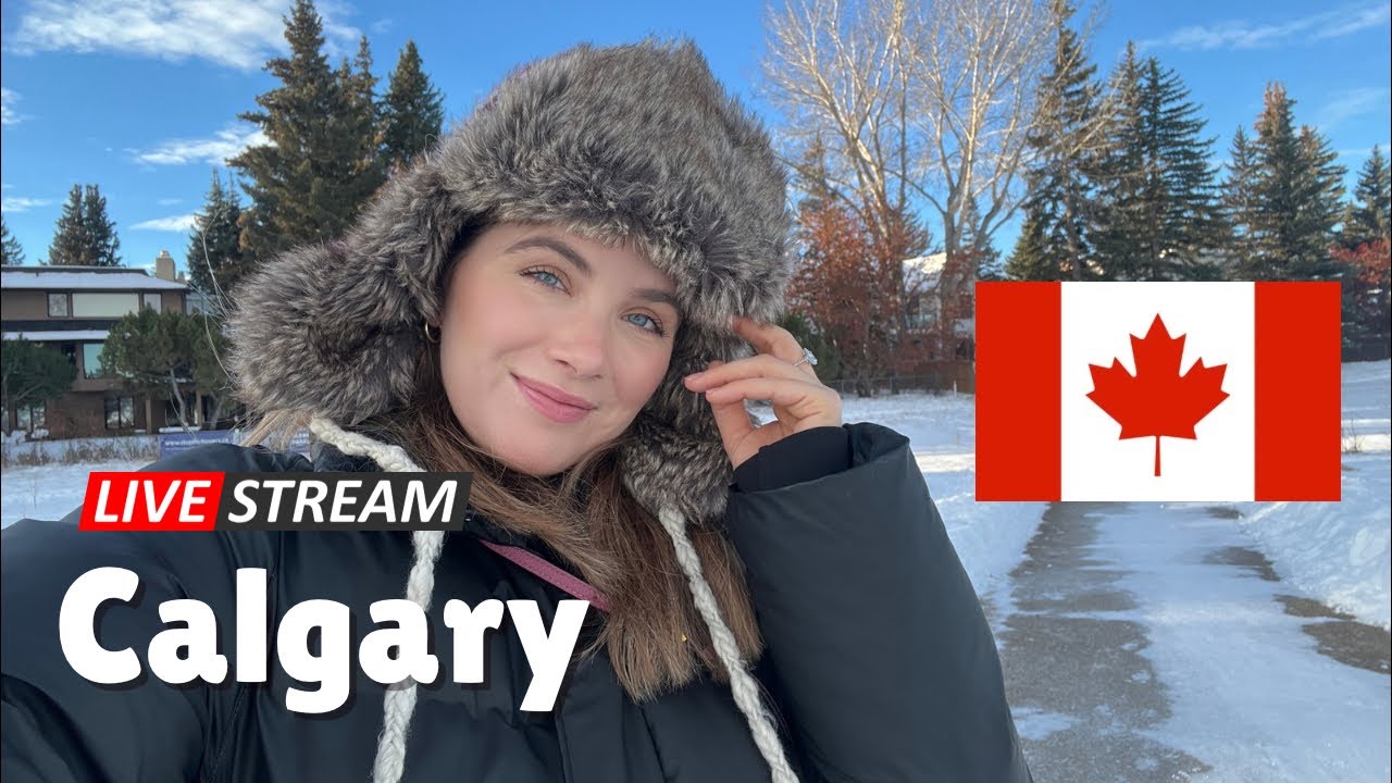 LIVE FROM THE SNOWY TUNDRA OF CALGARY 🇨🇦 | Walking Tour of Alberta’s ...