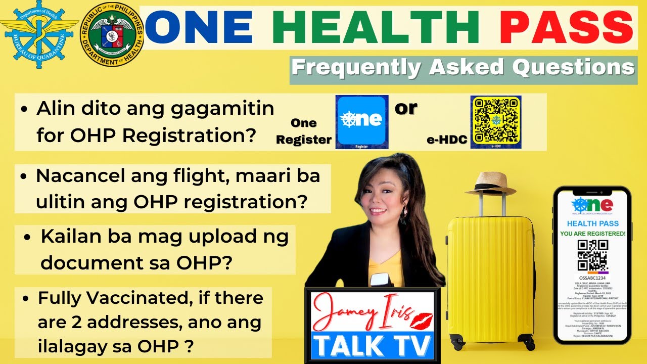 One Health Pass (OHP) Frequently Asked Questions Episode 2 | Email ...