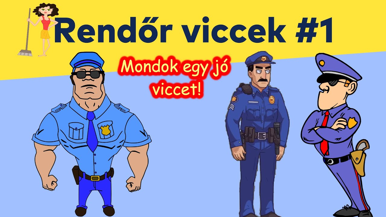 🤣 Vicces Viccek: Két rendőr járőrözik... ami ezután történik vicces 😂🤣😂 ...