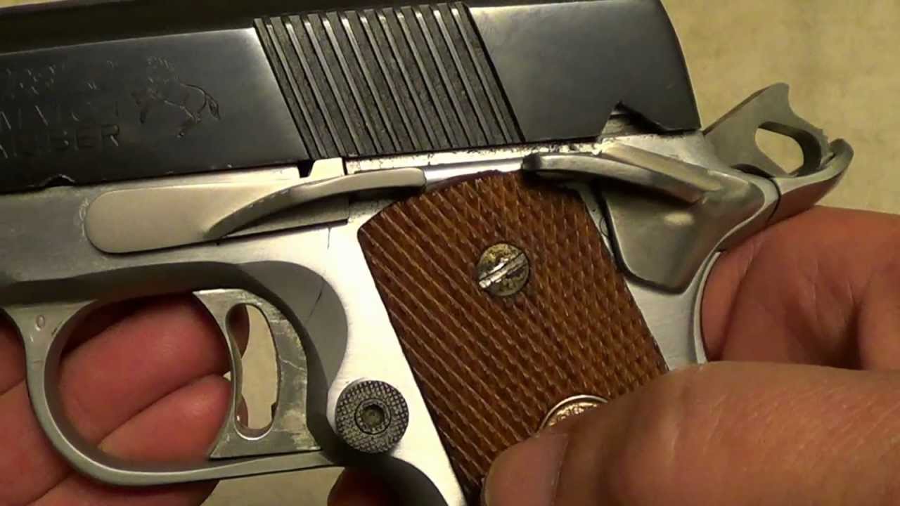 Colt Gold Cup National Match Customized - YouTube