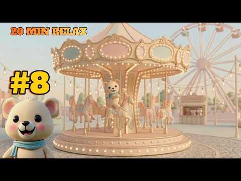 Bobi’s First Carousel Ride 🎠 | 20 Minutes Relaxing Kids Video (Horse, Zebra, Giraffe & More) #bobi