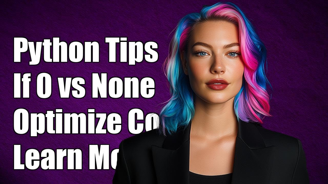 Why Python Optimizes 'if 0' but Not 'if None': Understanding Conditional Behavior - YouTube