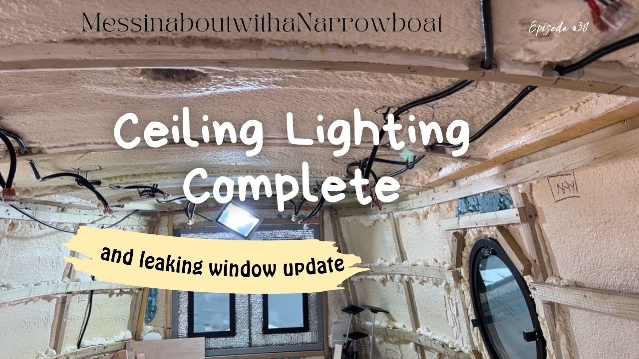Ceiling Lighting Complete | Our Narrowboat Fit-out | EP38 - YouTube
