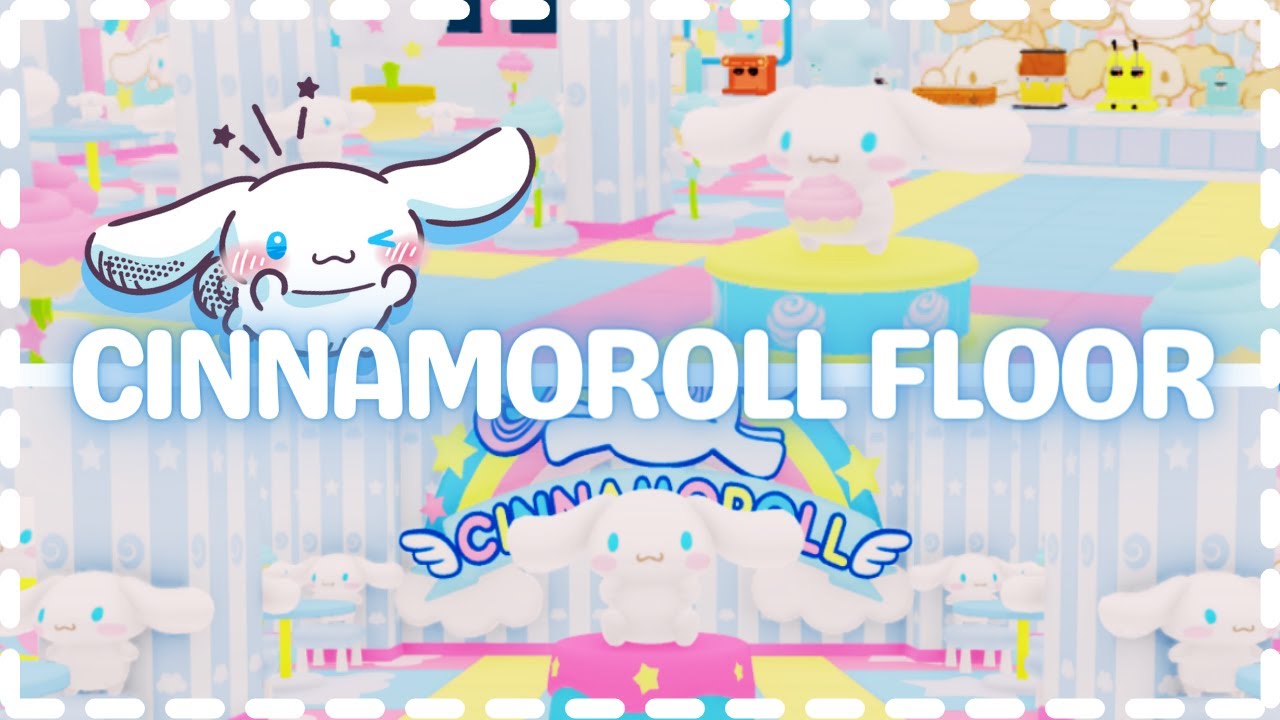 Building CINNAMOROLL Floor! - Roblox HELLO KITTY Cafe - YouTube