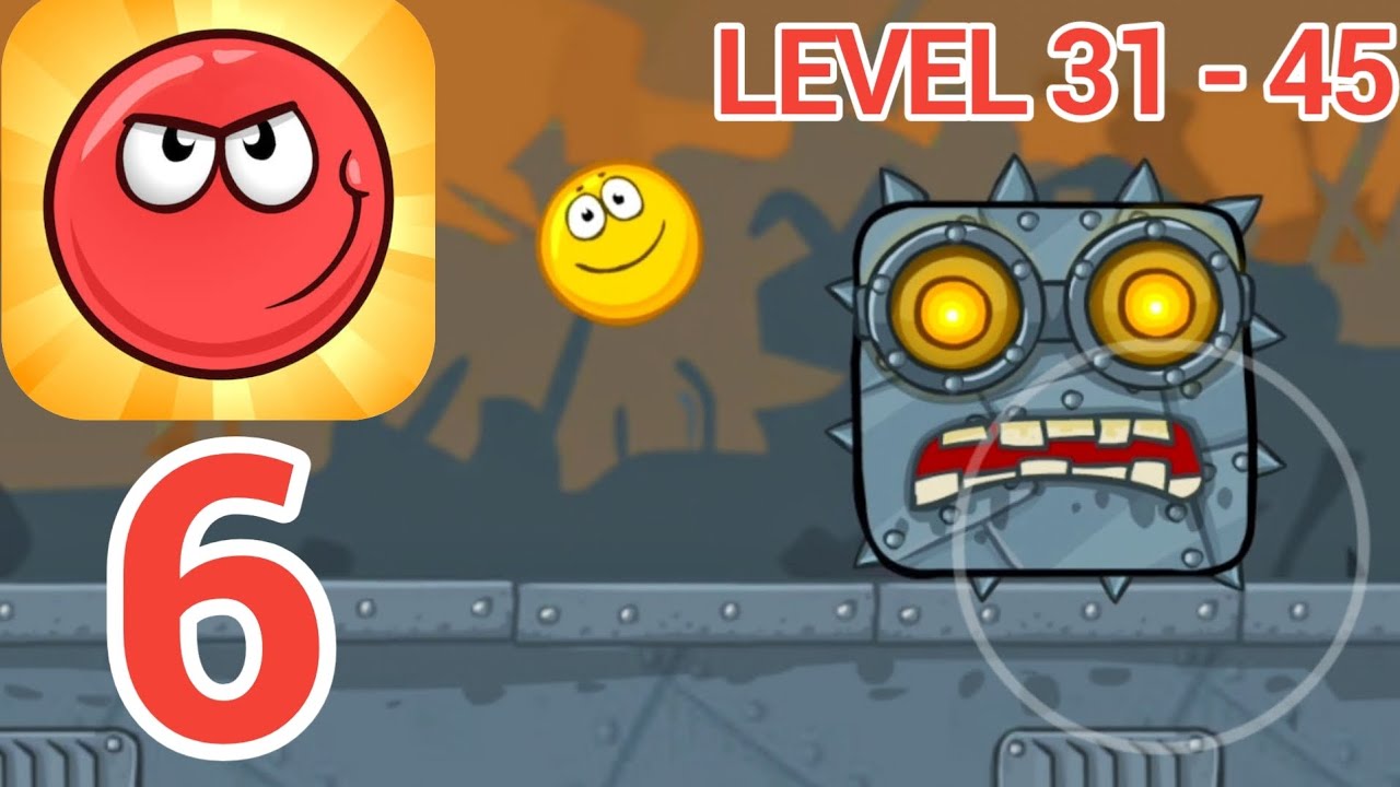 Red Ball 4 | Gameplay Walkthrough Part 6 - Box Factory: Level 31-45 ...