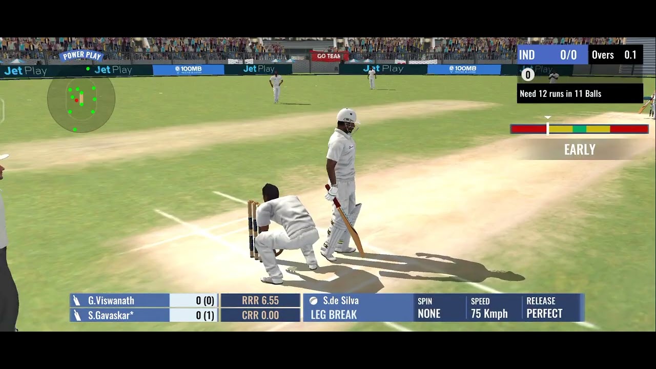 cricket match game play - YouTube