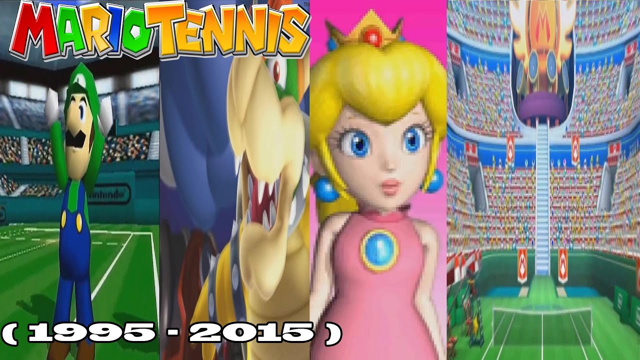 History of Mario Tennis - ALL GAME INTROS ( 1995 - 2015 ) [ HD ] - YouTube