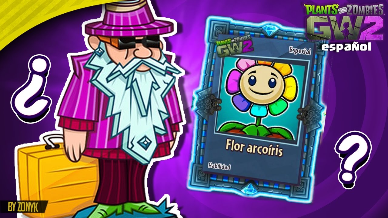 RUX APARECE NUEVA HABILIDAD "FLOR ARCOÍRIS" POR 500,000 MONEDAS!! - PvZ ...